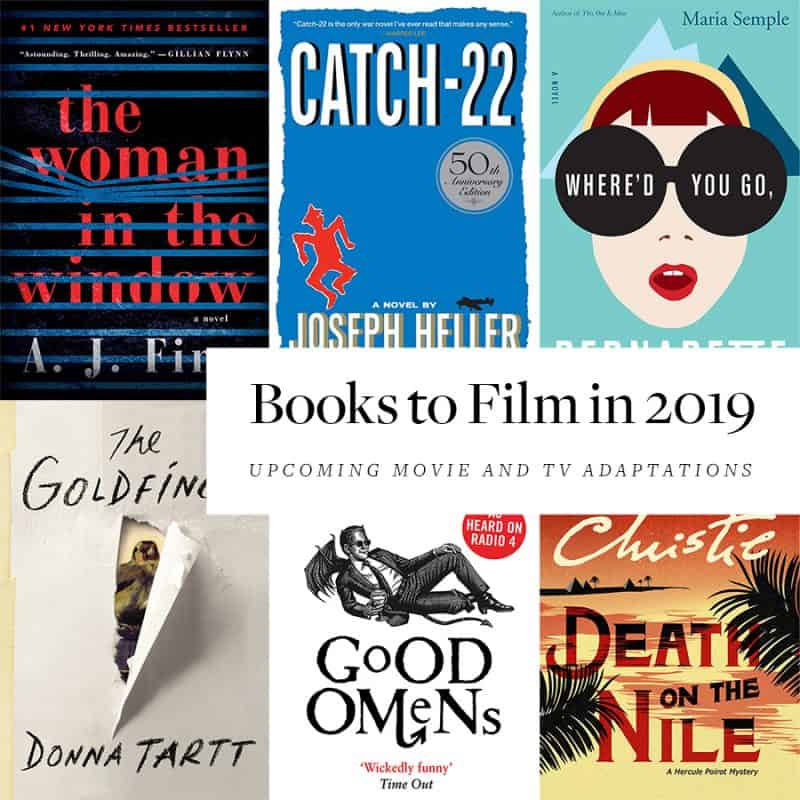 Books to Film 2019 - 50 Movies Based on Books in 2019