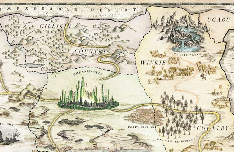 25 Beautiful Literary Maps for Book Lovers - The Bibliofile