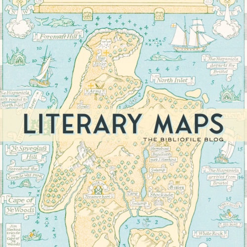 25 Beautiful Literary Maps for Book Lovers - The Bibliofile