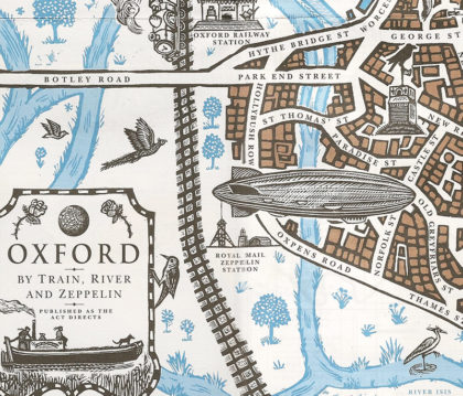 25 Beautiful Literary Maps for Book Lovers - The Bibliofile